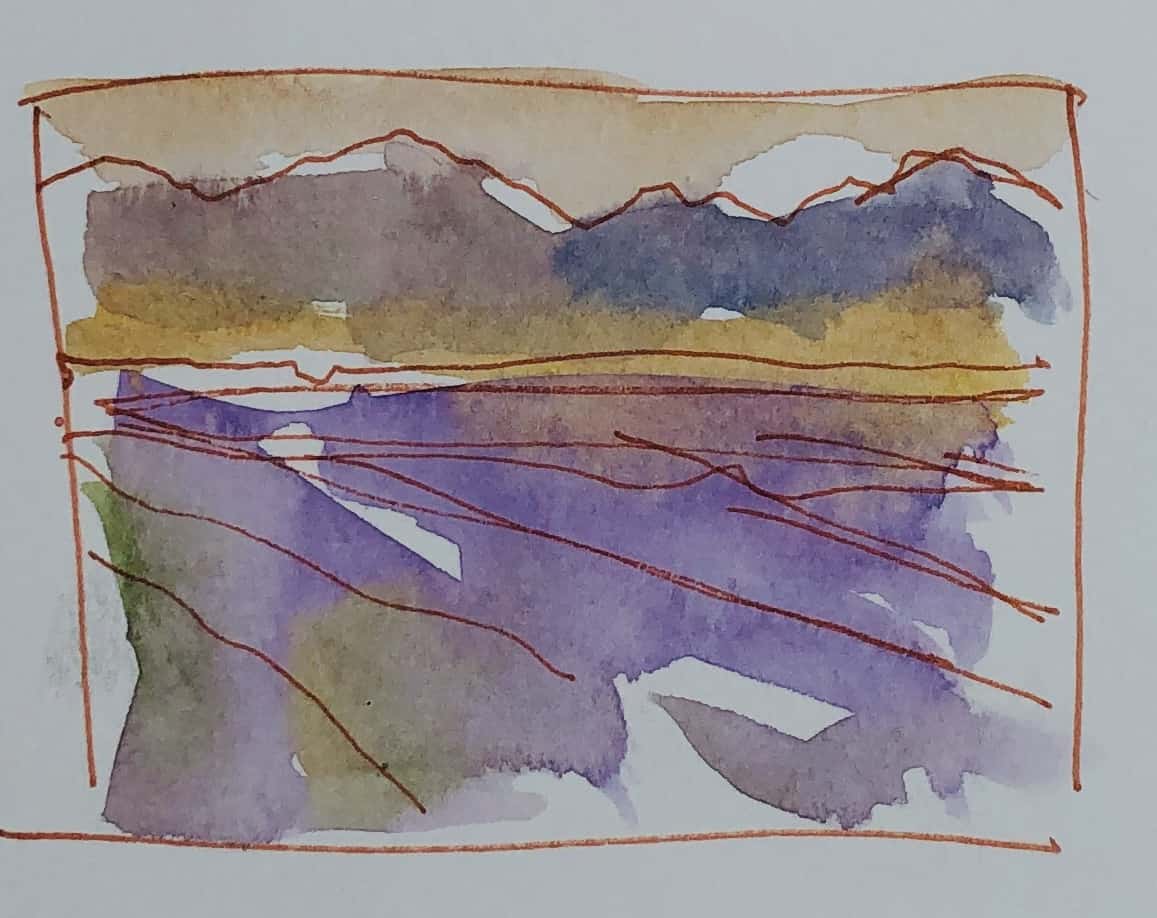 How To Plan Out A Watercolor Painting - Cindy Briggs Art