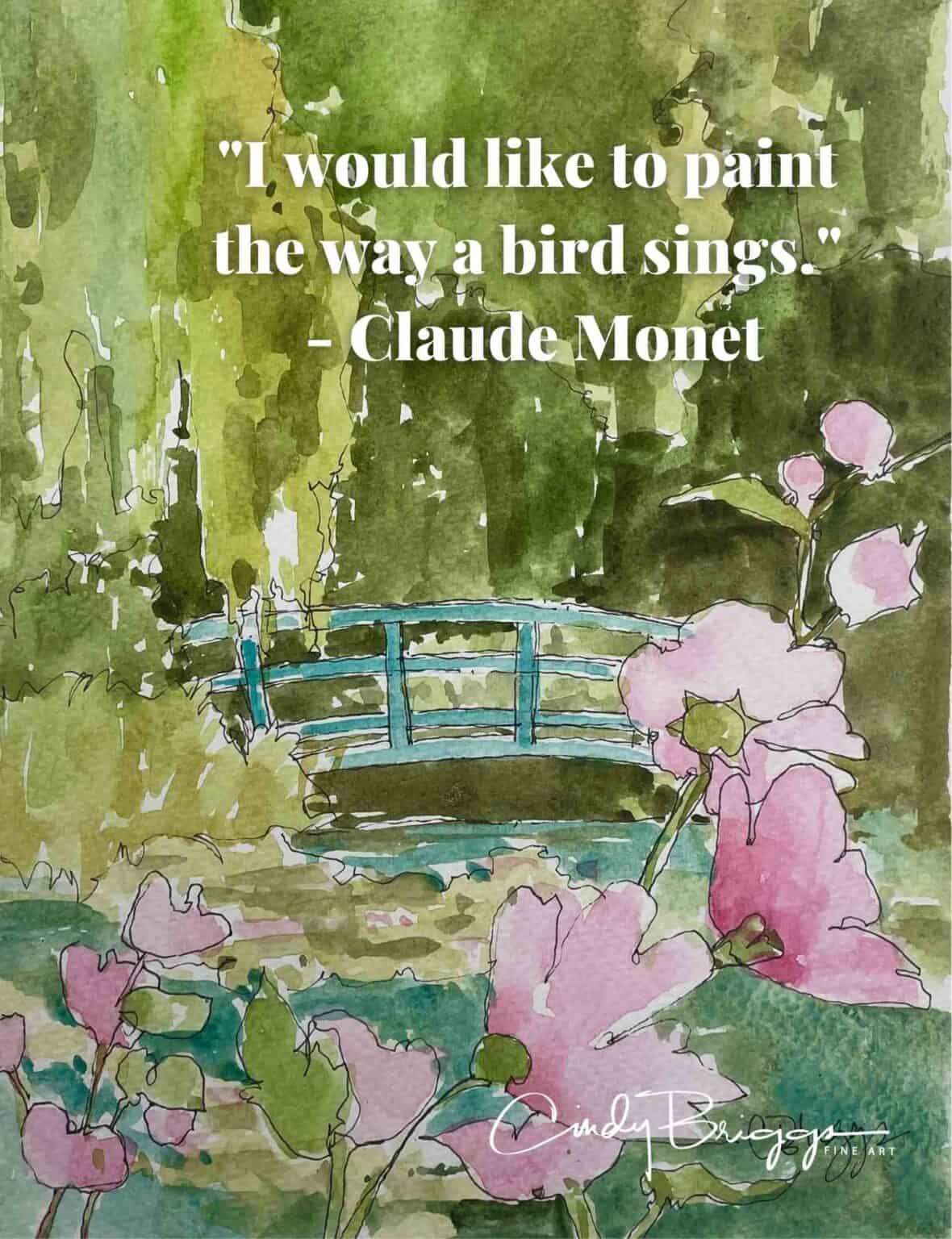 A Beginners Guide To Impressionist Watercolor Style┃Cindy Briggs Art