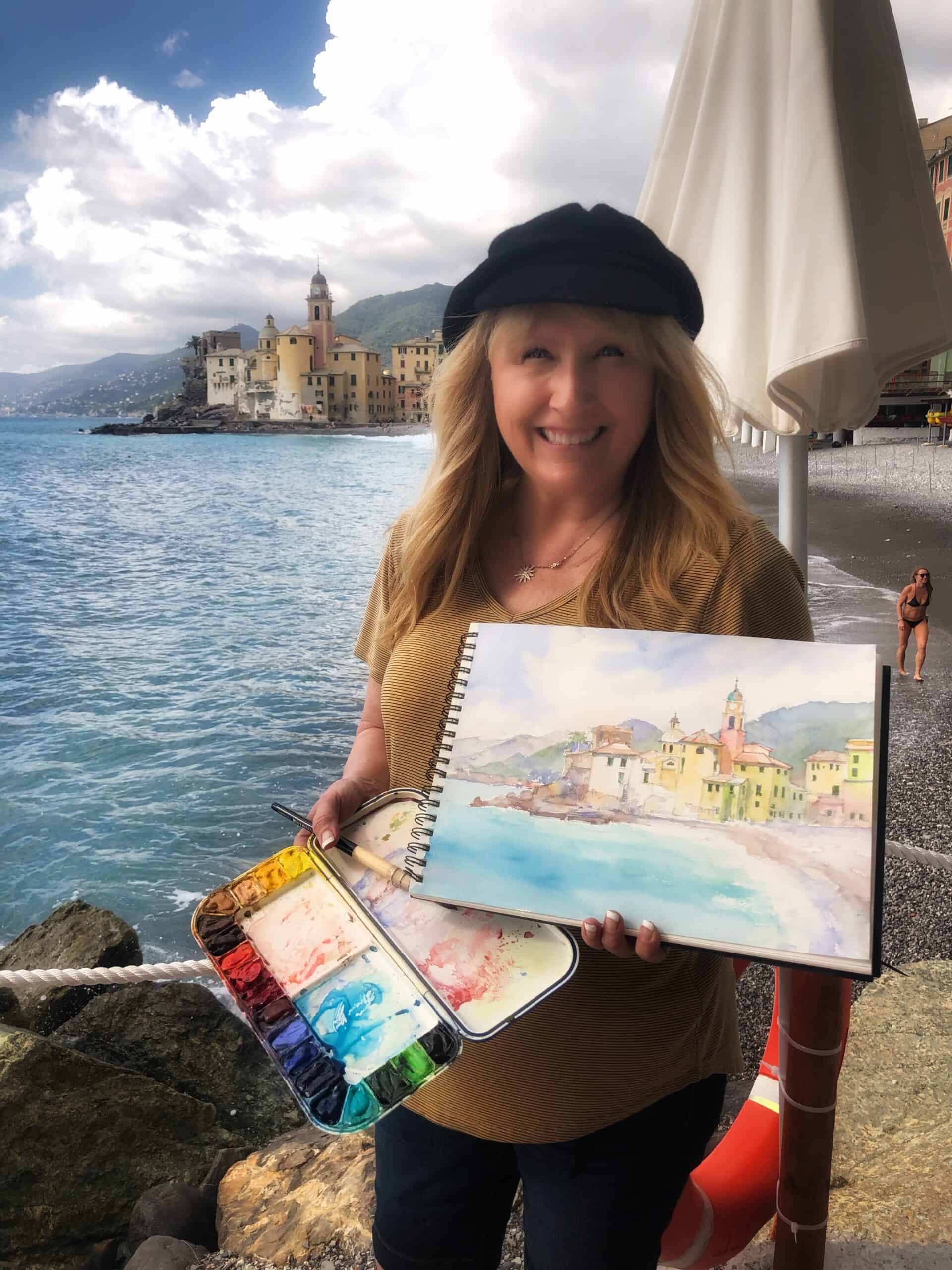 10 Ways To Paint The Sea With Watercolors │ Cindy Briggs